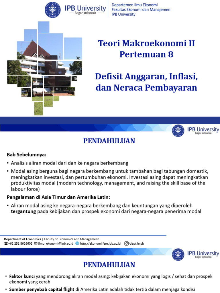 Defisit Anggaran & Inflasi Ekonomi | PDF | Pengelolaan Keuangan & Uang