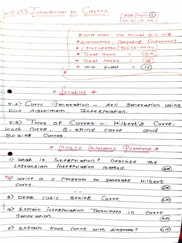GSM CGR Unit 5 | PDF | Numerical Analysis | Interpolation
