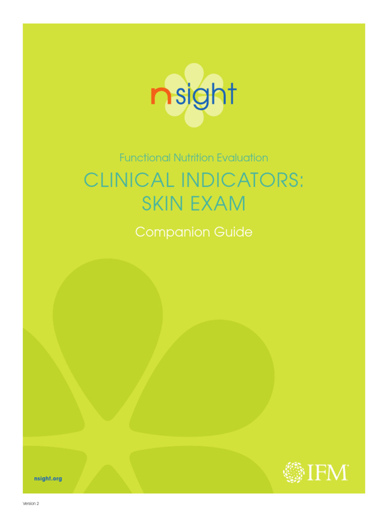 FNE - Clinical Indicators - Skin Exam - Companion Guide - v2 | PDF ...