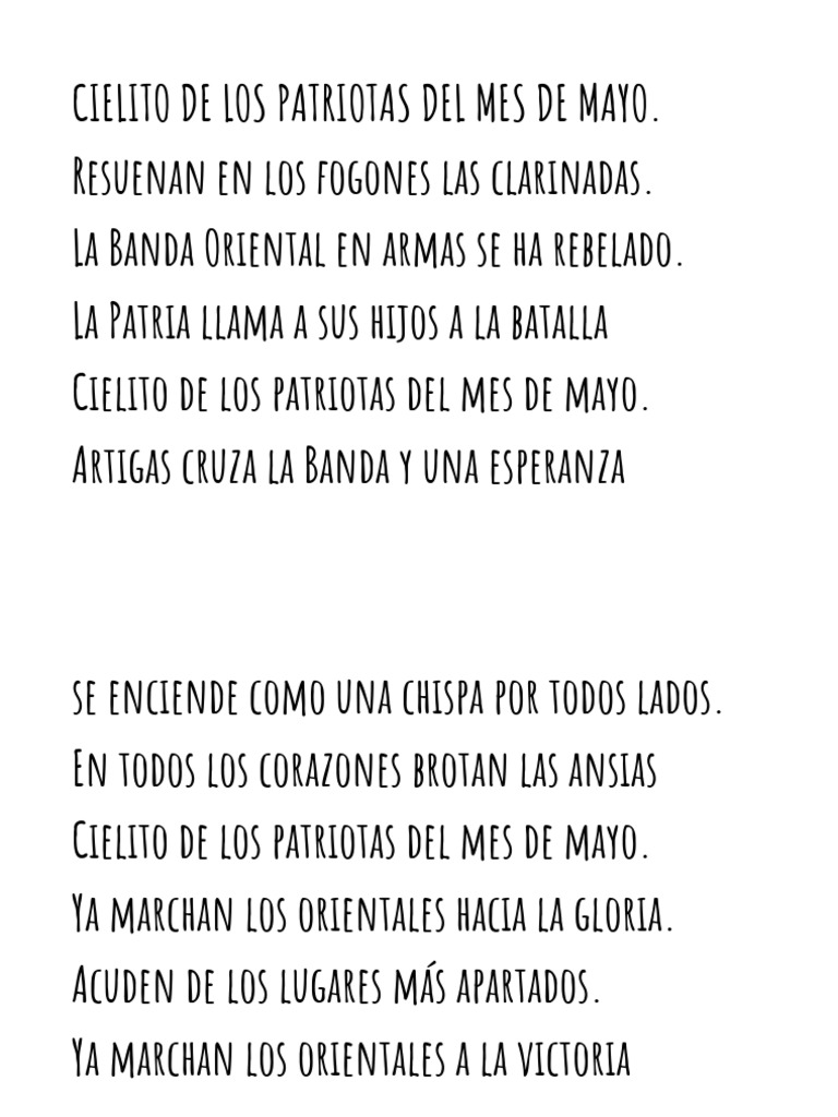 Cielito de Los Patriotas | PDF