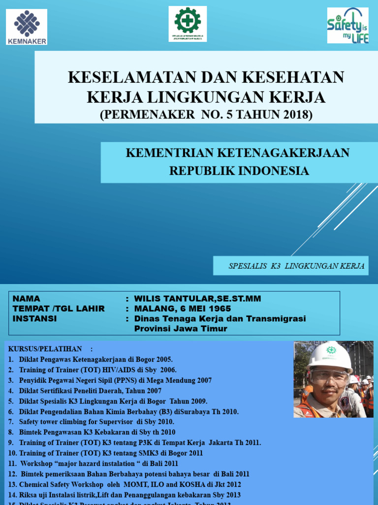 K3 Lingkungan Kerja | PDF