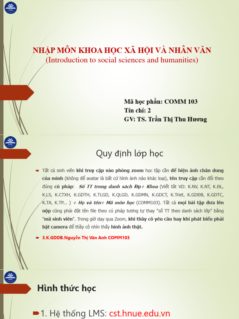 1.1.khai Niem KHXH&NV | PDF