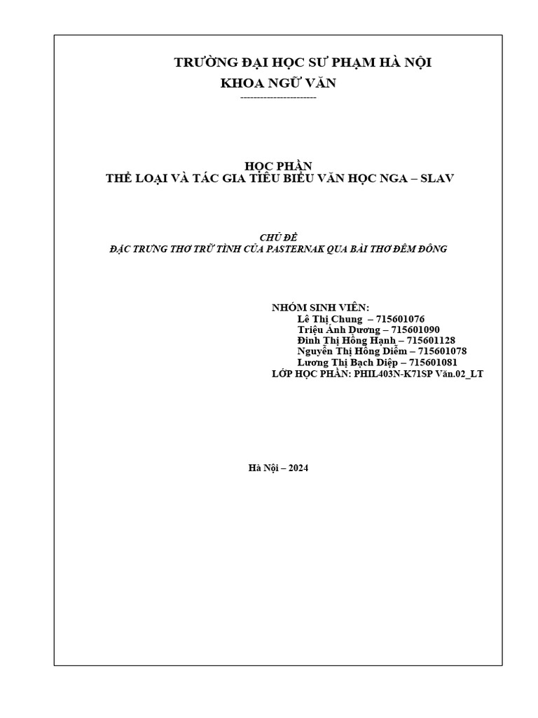 Nhóm 6 - VH Nga L P 02 - LT | PDF