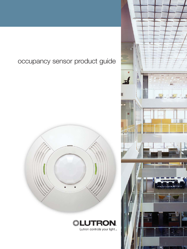 Occupancy Sensor Product Guide | PDF | Lighting | Electrical Engineering