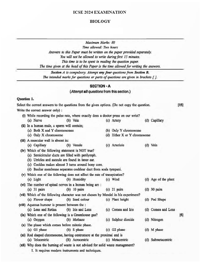 Bio Test - 06-03 | PDF