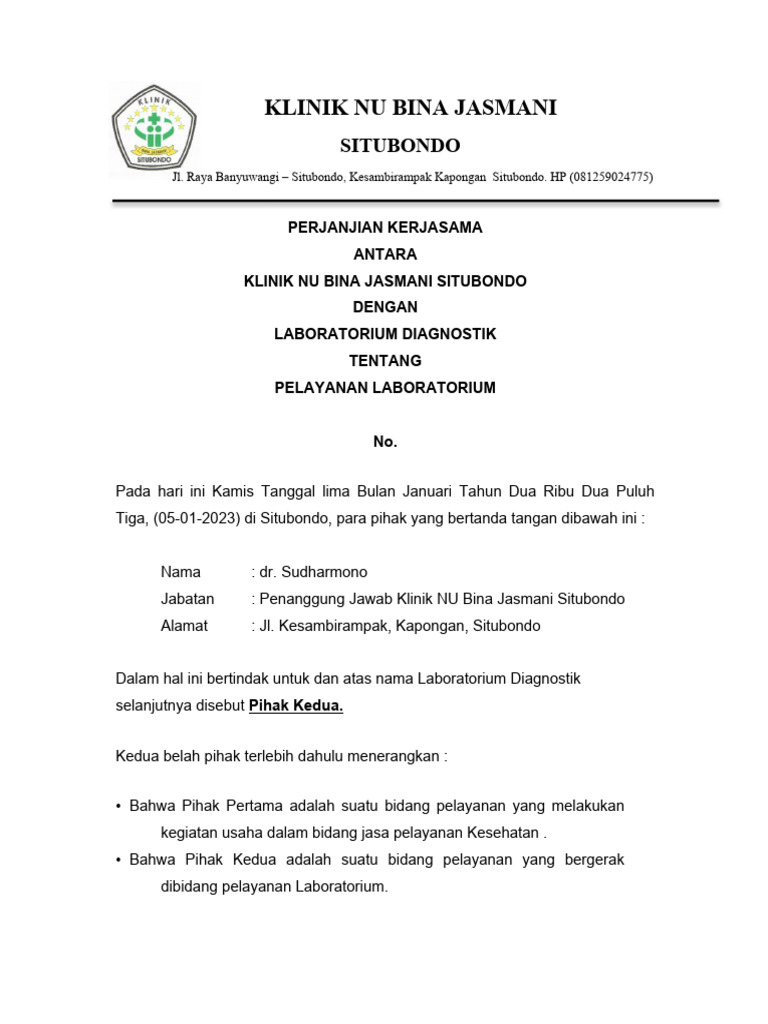 Mou Lab Diagnostik | PDF