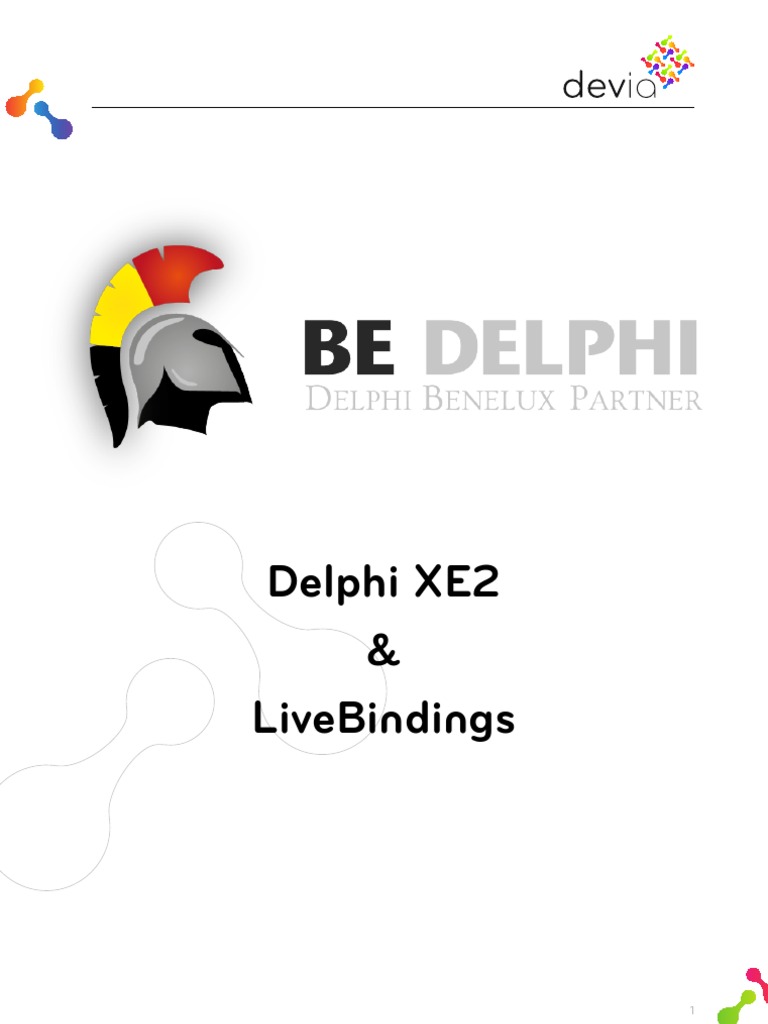 Be Delphi Live Bindings | PDF | Software Development | Computing