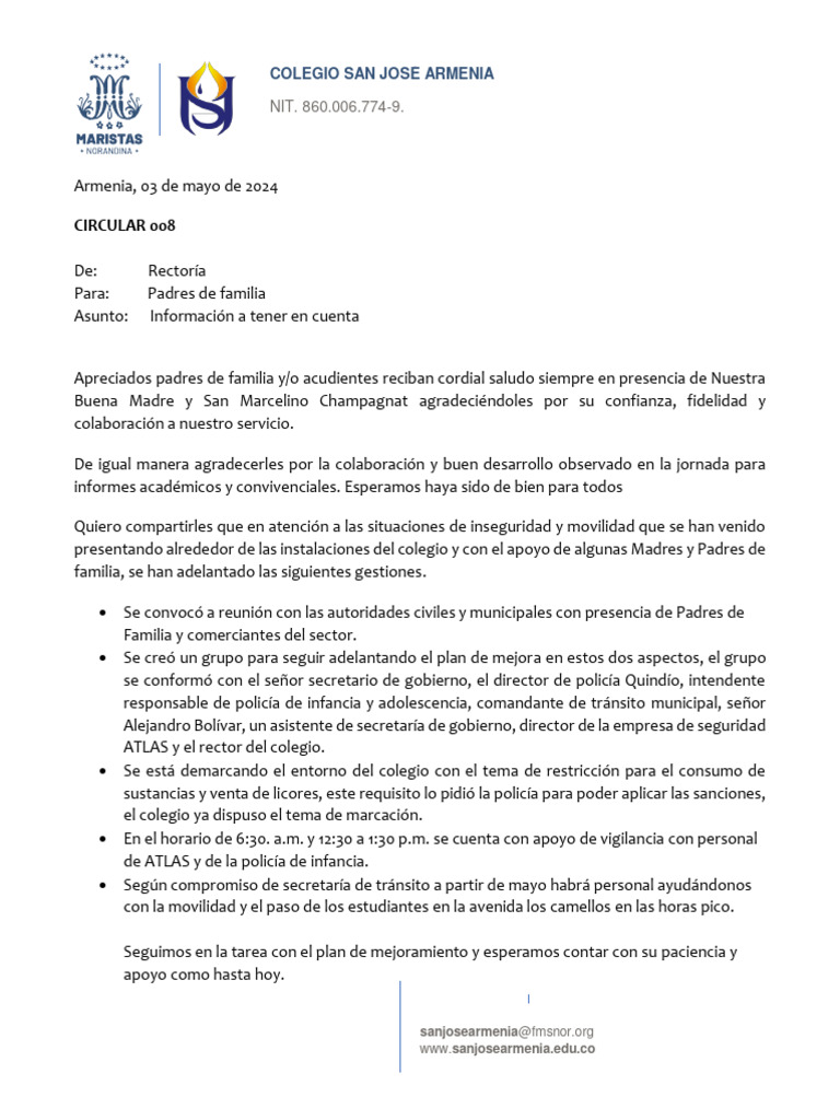 Circular 008 | PDF