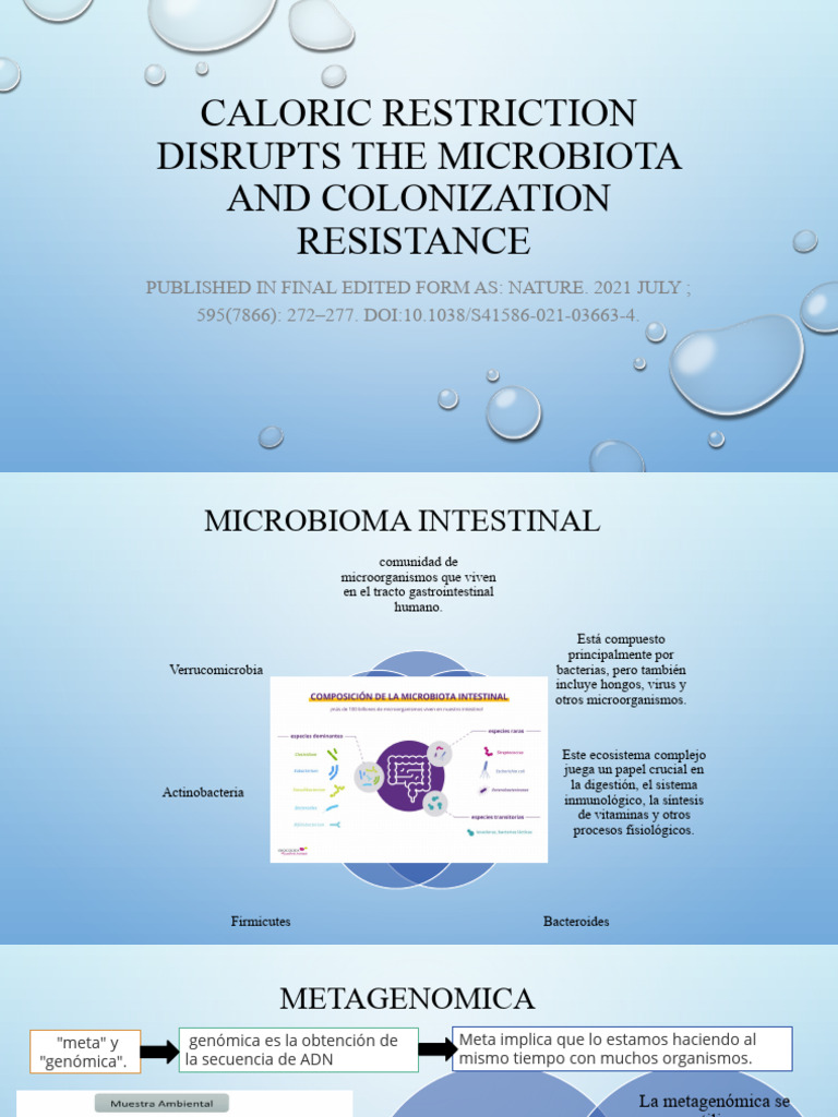 Caloric Restriction Disrupts The Microbiota and Colonization Resistance ...