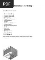NX Sheet Metal | PDF | Sheet Metal | Industrial Processes