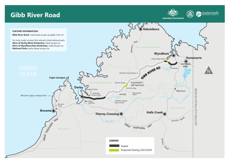 Gib River Road Map | PDF