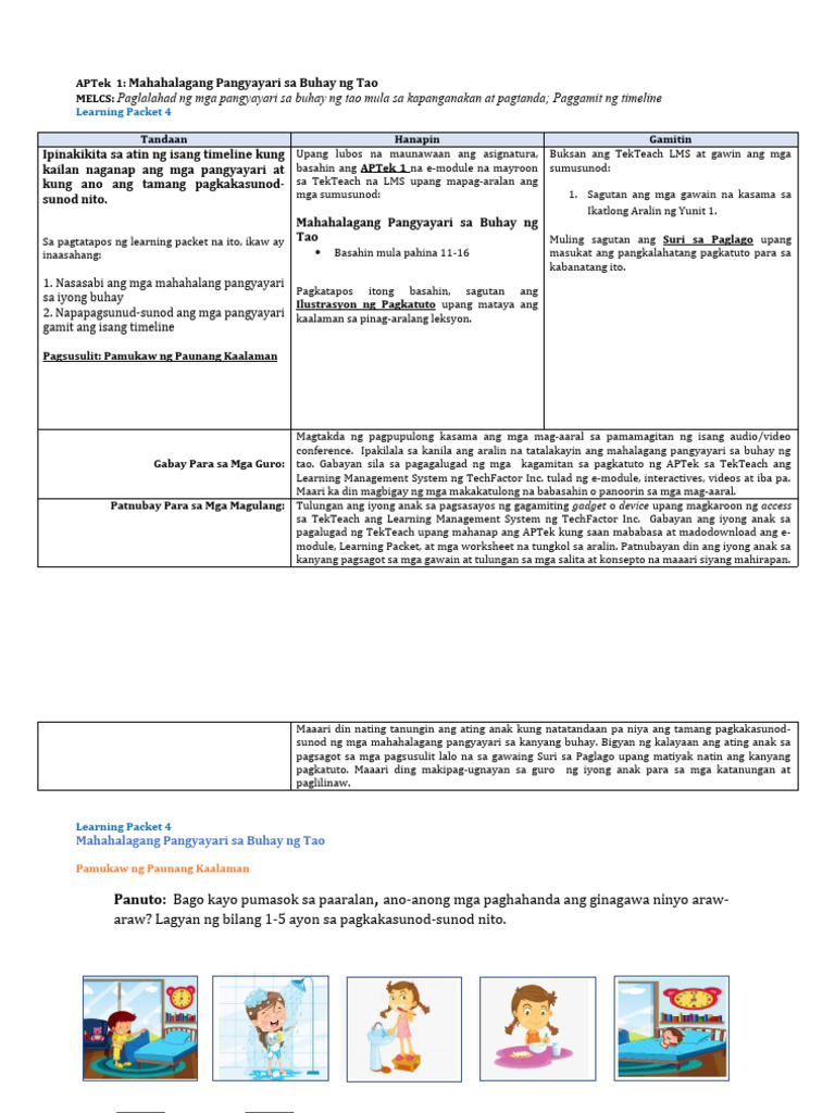 Learning Packett AP 1 Q1 Week 4 Edited | PDF