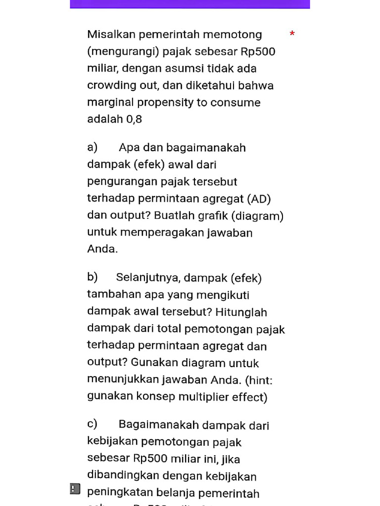 Essay Uts Makro Deandra Audiare Manalu | PDF