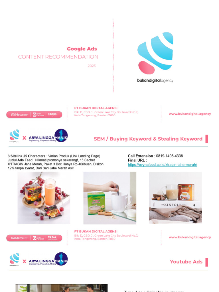 Content Recomendation Arya Lingga Manik 2023 | PDF | Online Advertising | Web 2.0