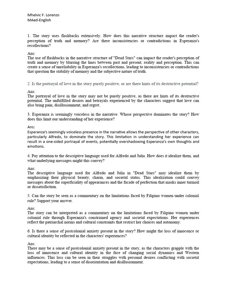 Asynchronous Task 3 Literary Pdf Experience Perception
