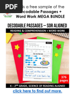 Decodable Fluency Passages | PDF | Classroom | Phonics