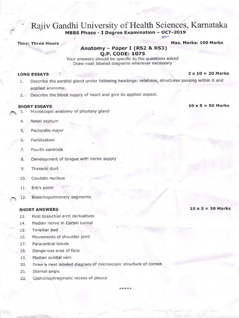 Anat Biochem Physio 19-21 | PDF | Anatomy | Human Anatomy