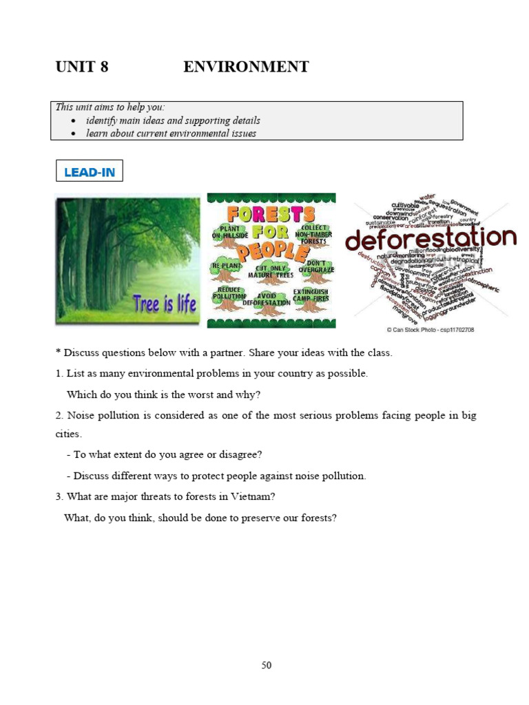 Unit 8 - 10 | PDF | Educational Technology | Forests