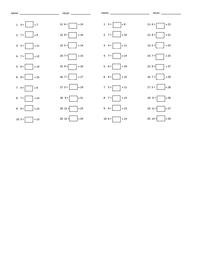 Congak o TGH 1 | PDF