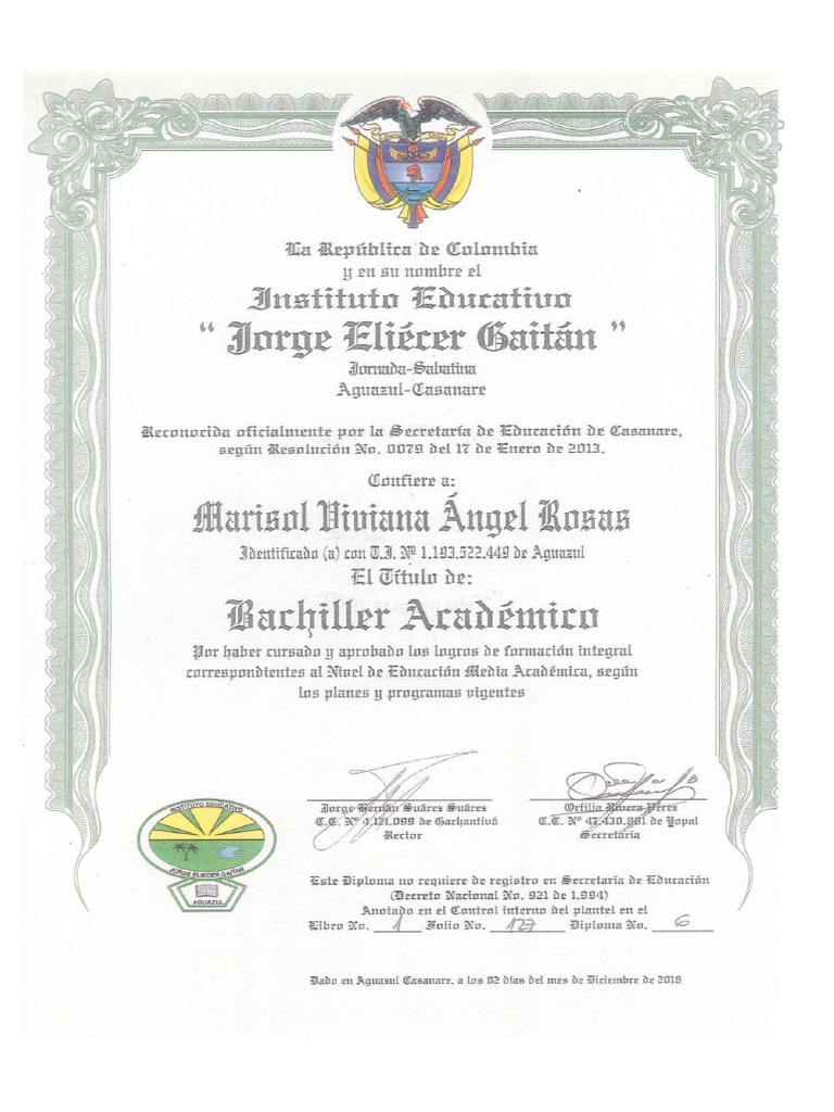 Diploma | PDF
