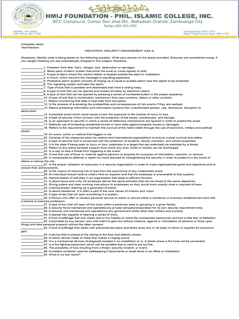 Security Midterm Exam | PDF | Risk | Securities