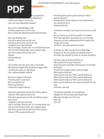 TTPD: The Anthology Tracklist | PDF | Taylor Swift | American Musicians