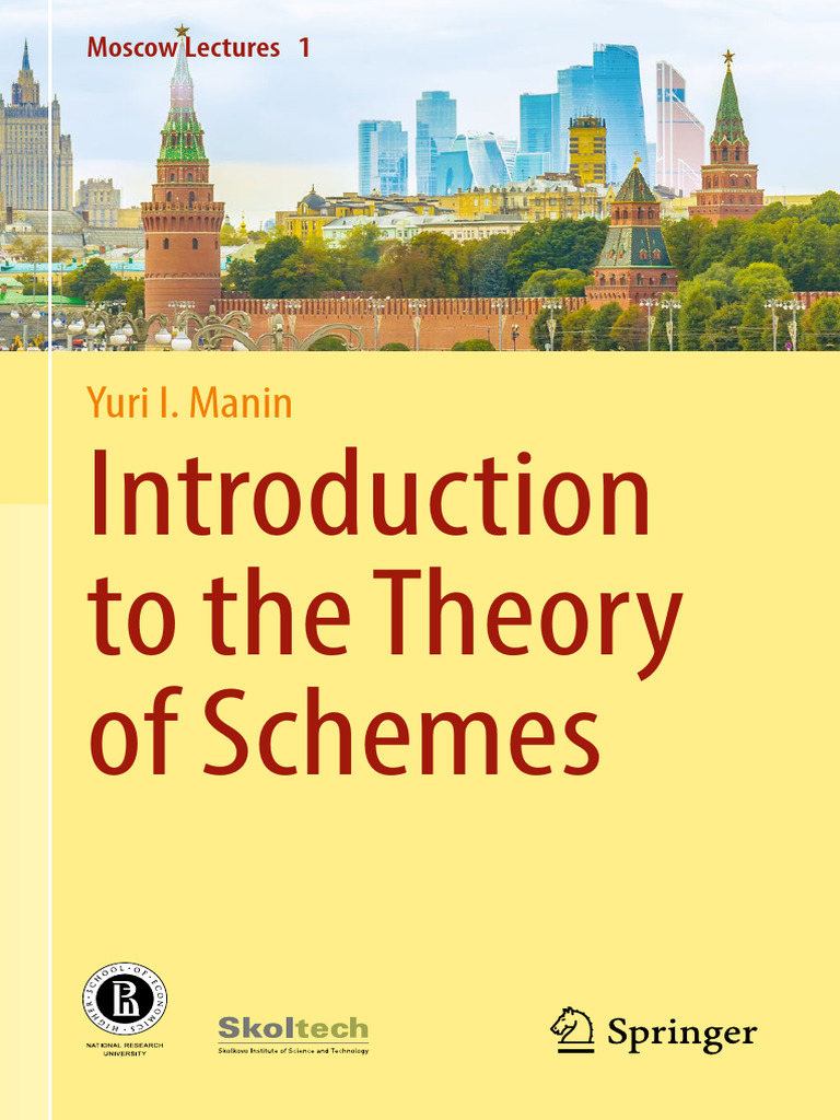 To The Theory of Schemes: Yuri I. Manin | PDF | Ring (Mathematics ...