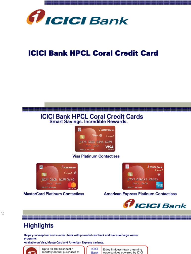 HPCL Coral | PDF | Credit Card | Visa Inc.