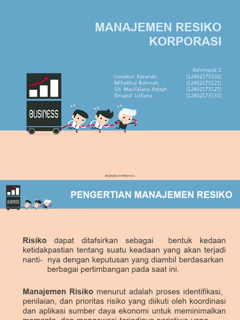 Manajemen Resiko Kel.1 | PDF