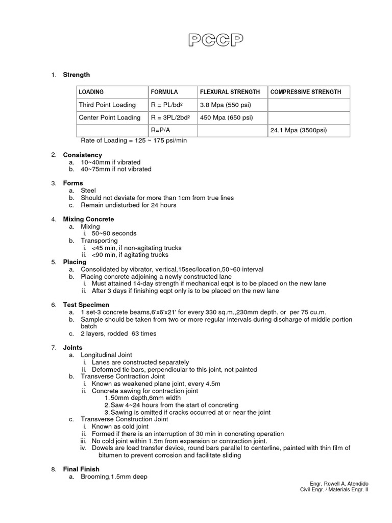 PCCP | PDF | Materials | Building Technology