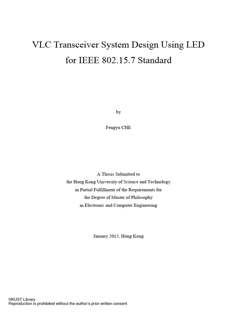 Thesis - 2015 - VLC Transceiver System Design Using LED For IEEE 802.15 ...