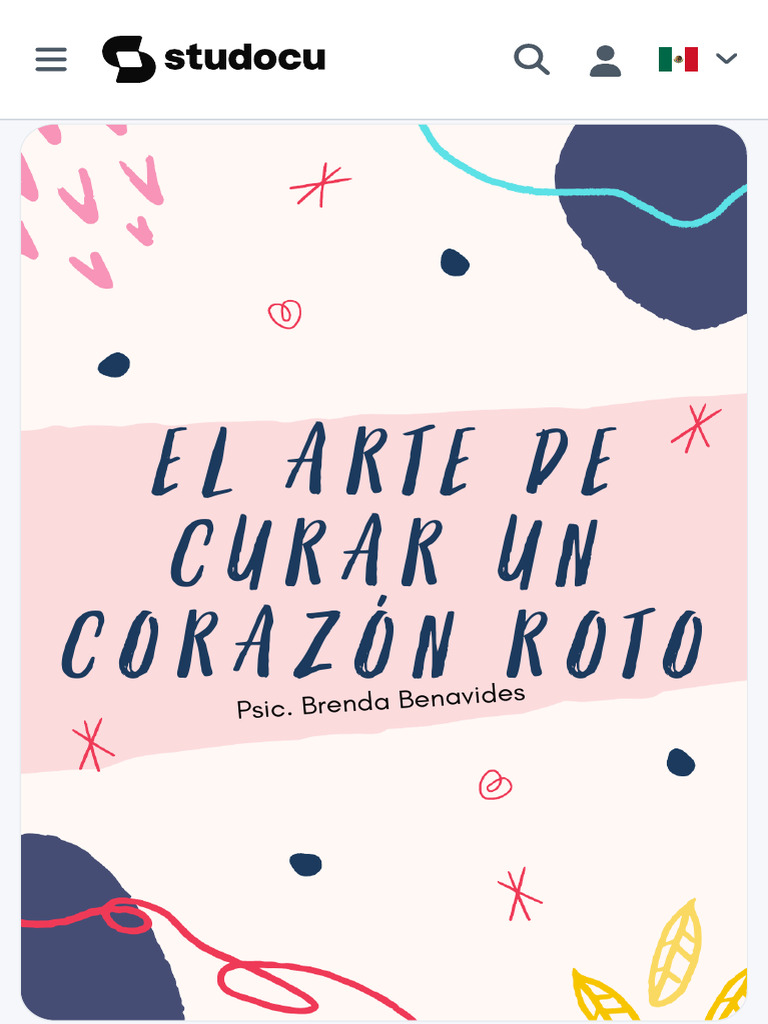 El Arte de Curar Un Corazón Roto - E L A R T E D E C U R A R U N C O R A Z Ó N R O T O Psic ...
