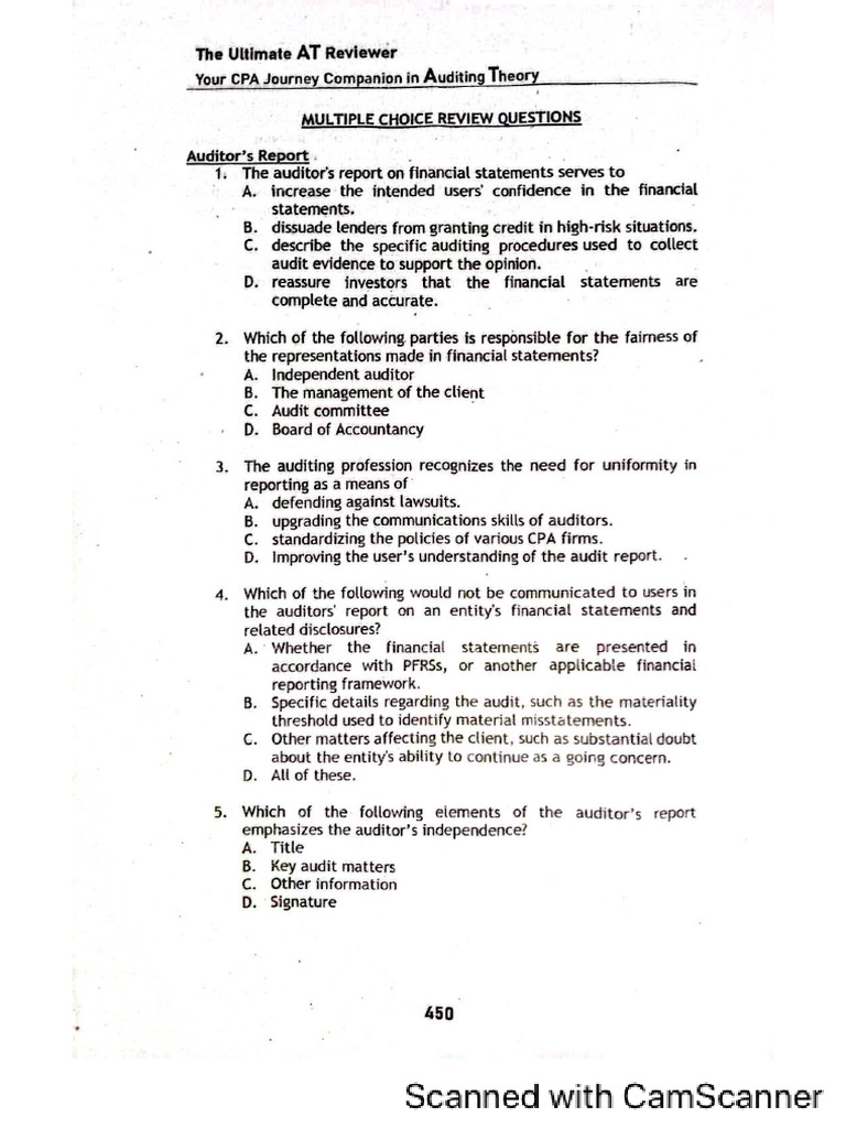 Audit Report MC | PDF