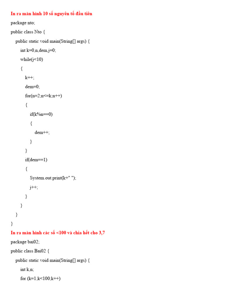 Môn Java | Download Free PDF | Computer Programming | Software Engineering