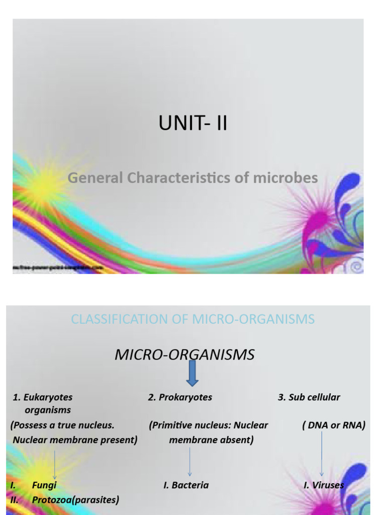 UNIT - II Microbiology | PDF | Growth Medium | Bacteria