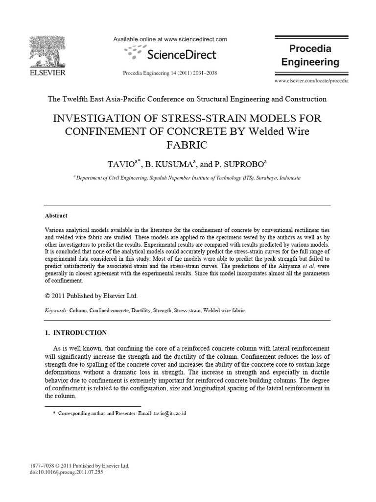 Investigation of Stress Strain Models Fo | PDF | Strength Of Materials ...