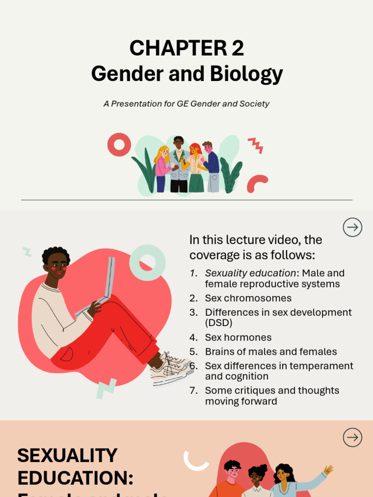 GE Gender and Society Chapter 2: Gender and Biology | PDF | Labia | Vagina