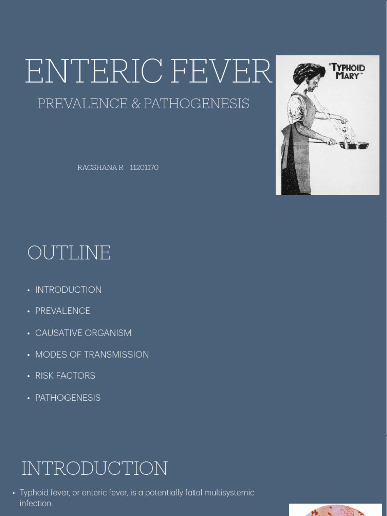 Pathoofentericfever | PDF | Clinical Medicine | Biology