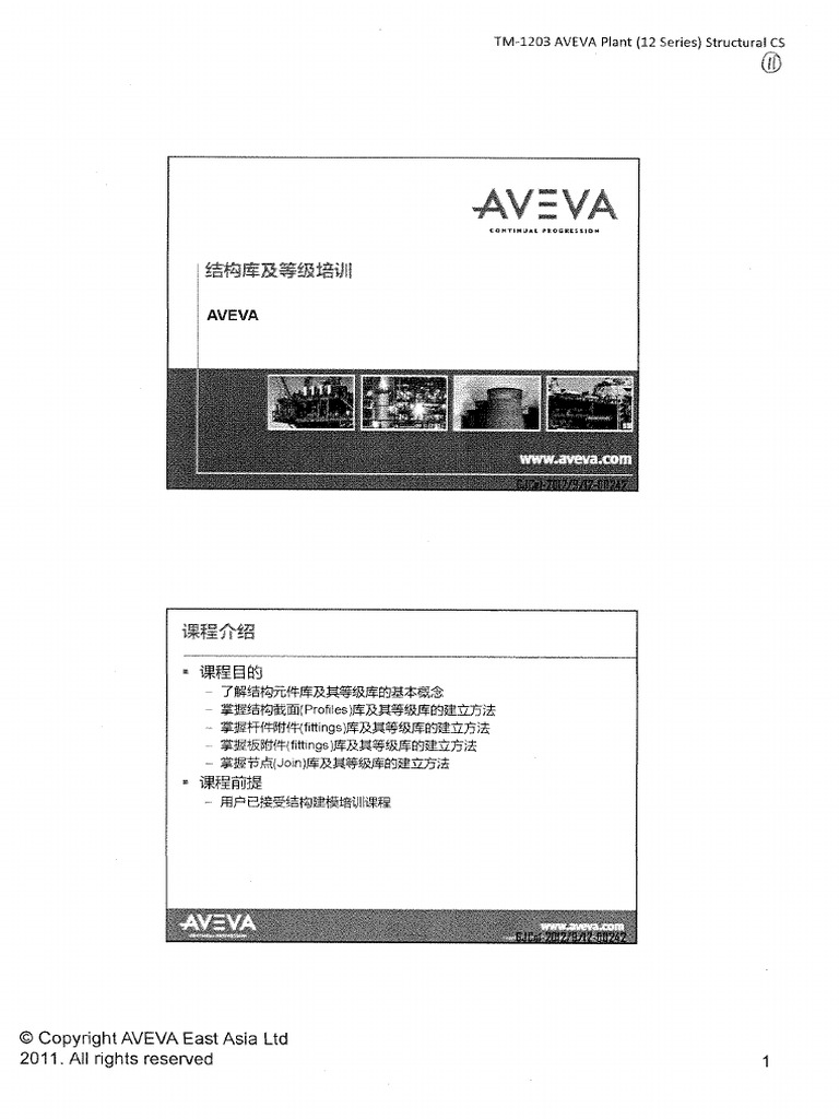 PDMS12 结构库及等级培训 | PDF