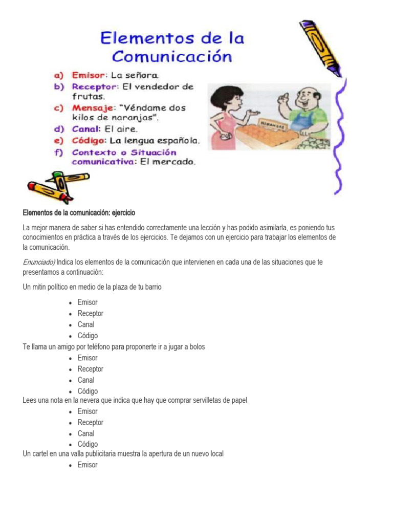 Elementos de La Comunicación | PDF