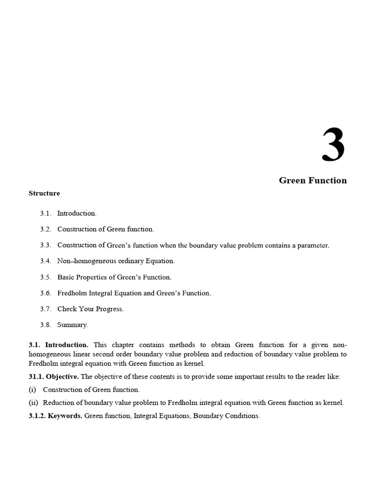 Intoduction To Greens Theorem Pdf Green S Function Teaching Mathematics