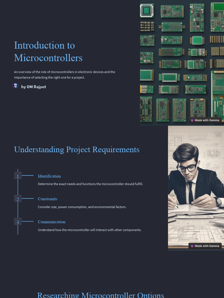 Introduction To Microcontrollers | PDF