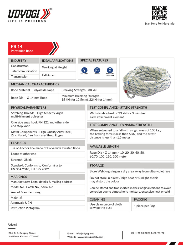 Lifeline Rope | Download Free PDF | Rope | Materials