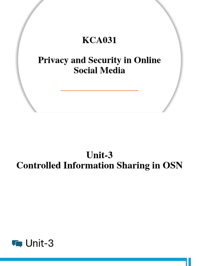 Unit 3 | PDF | Computer Access Control | Internet Privacy