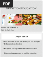 Introduction To Food and Nutrition | PDF | Nutrients | Nutrition