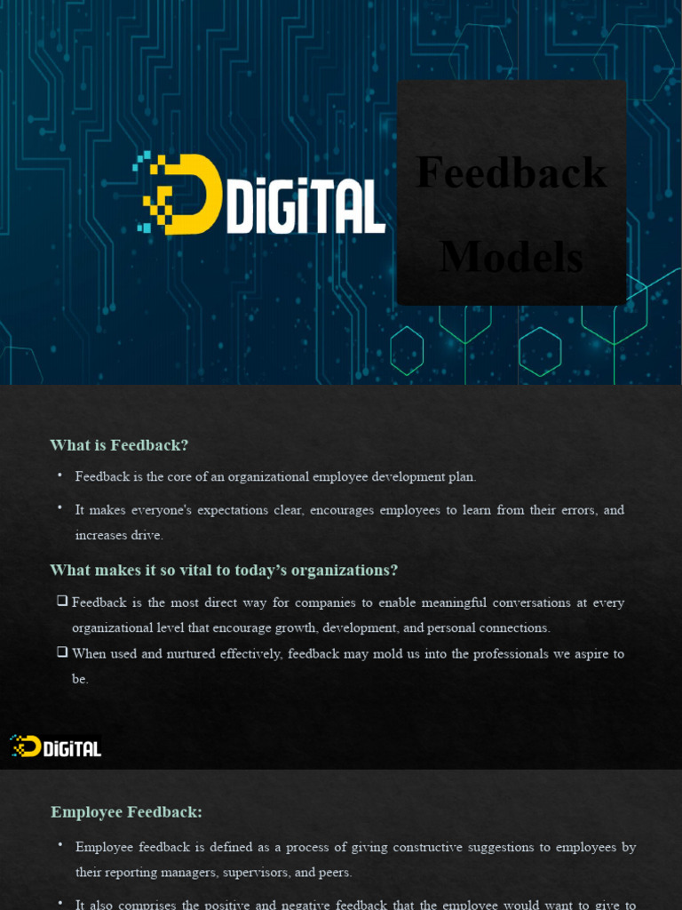 Feedback Models | PDF | Performance Appraisal | Organizational Behavior