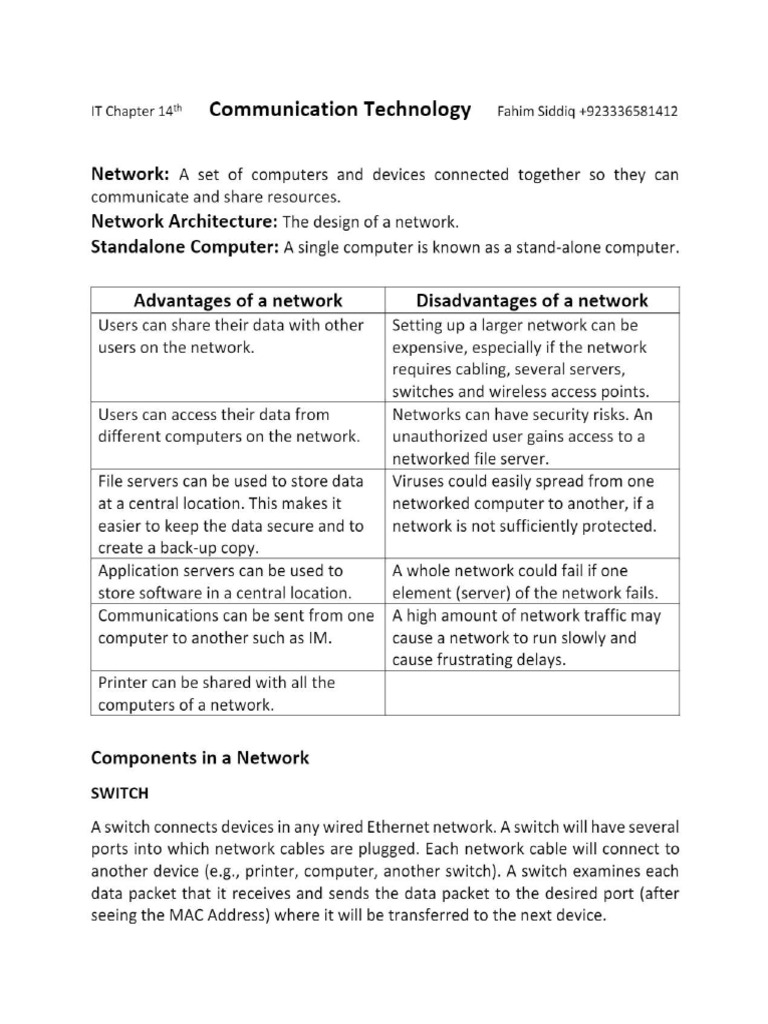 14 - Communication Technology | PDF