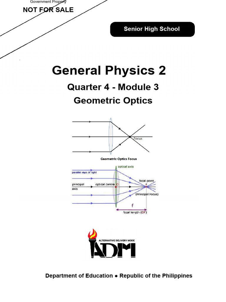 GenPhy2 Q4 M3-Geometric-Optics | PDF | Optics | Mirror