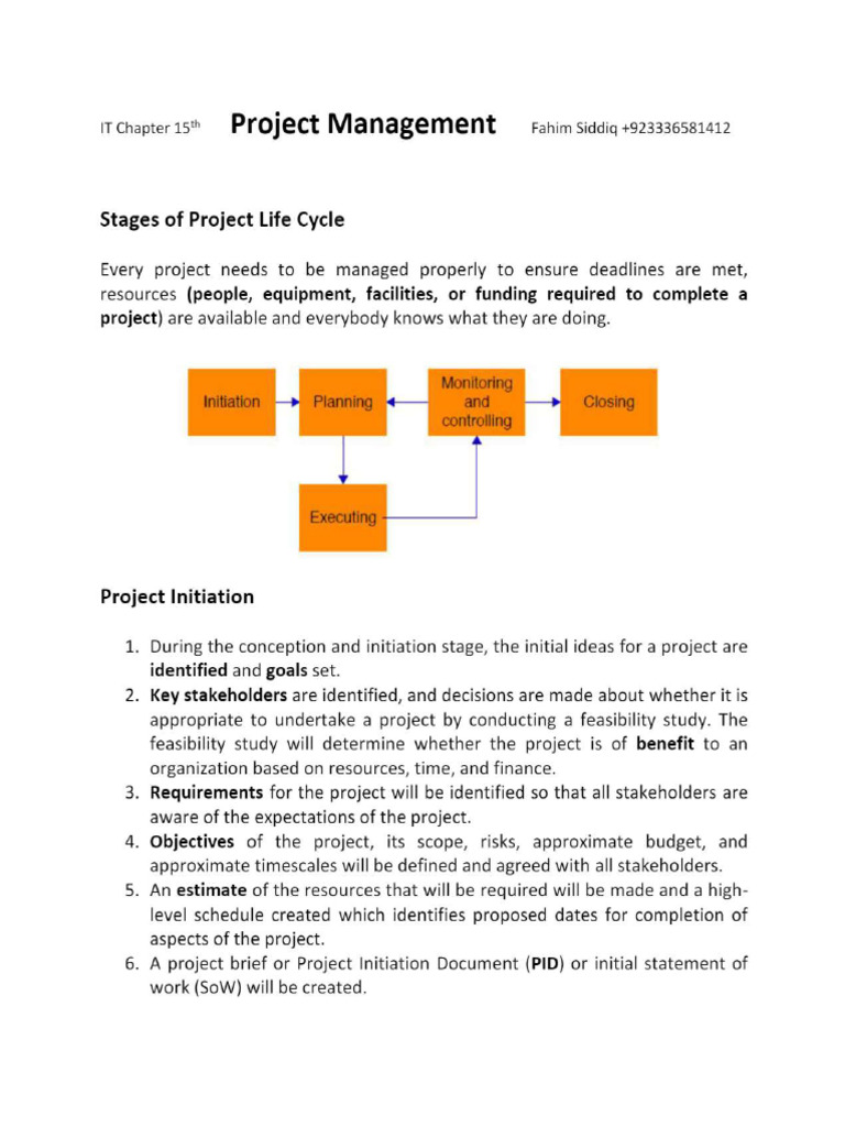 15- Project Management | PDF