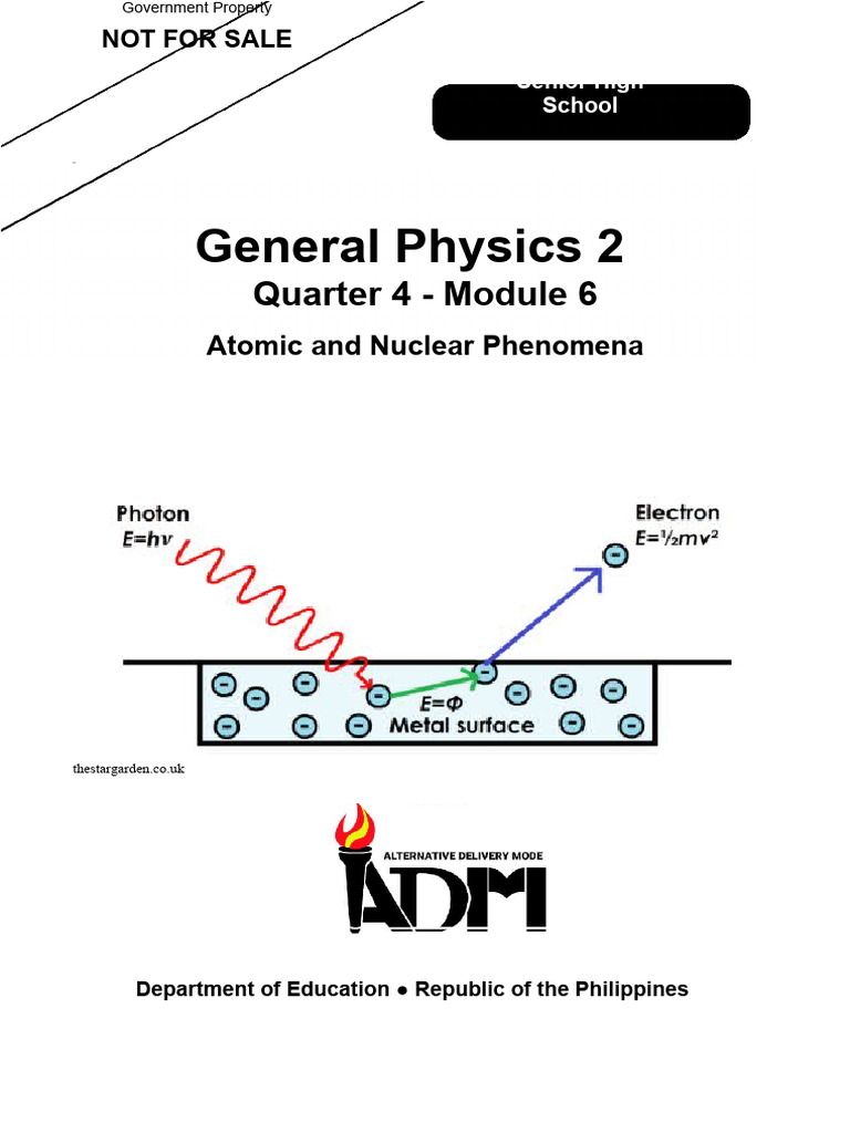 GenPhys2 12 Q4 M6 Atomic-and-Nuclear-Phenomena Ver4 | PDF | Emission Spectrum | Radioactive Decay